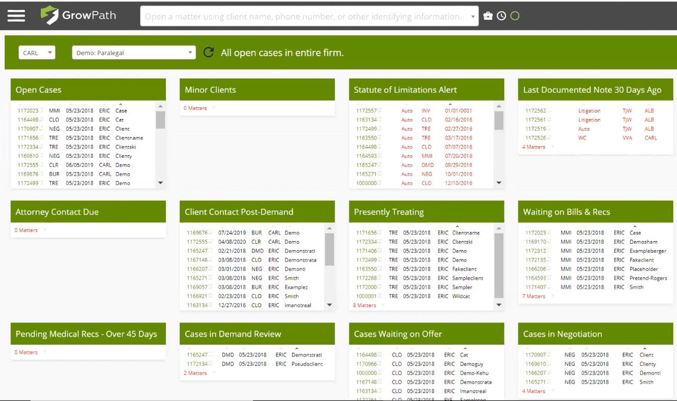 GrowPath Review | Law Firm Practice Management Software Review